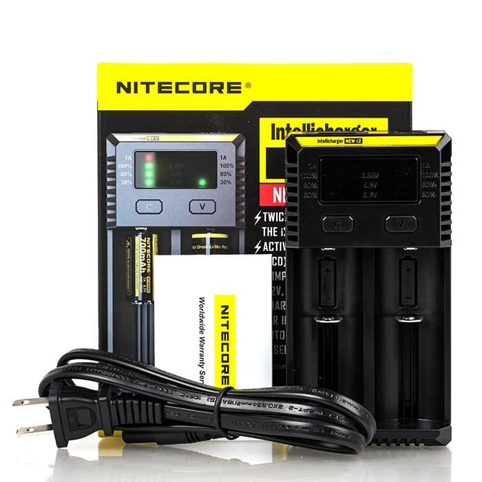 NITECORE I2 BATTERY CHARGER (2-BAY) | Vape King Dubai Nitecore i2 ...